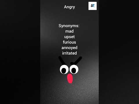 Don’t Just Say ‘Angry’! | 5 Powerful Synonyms with Malayalam Meaning #gtalkvision#shorts#english