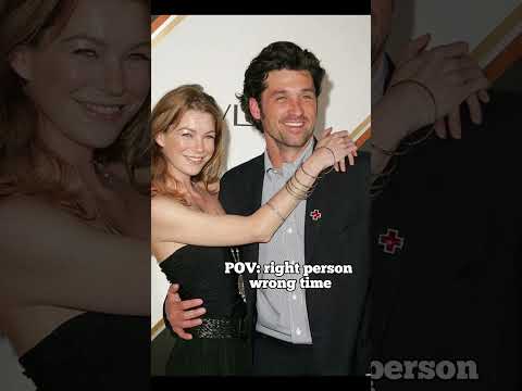 right person wrong time #greysanatomy #patrickdempsey #ellenpompeo