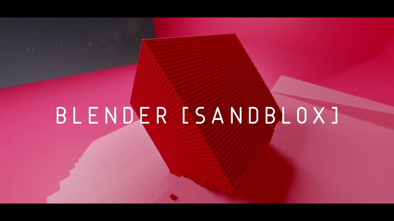 Realistic Physics Simulation - Blender Molecular Addon Demo | Blender [SandBlox]