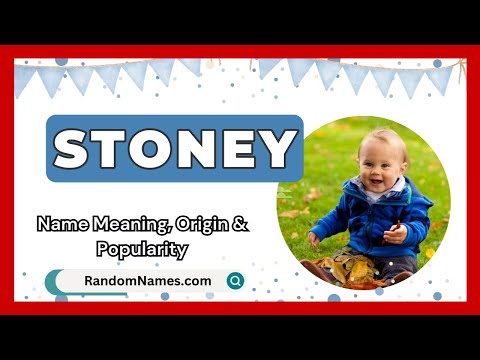 Stoney - Baby Boy Name Meaning, Origin & Popularity - RandomNames.com
