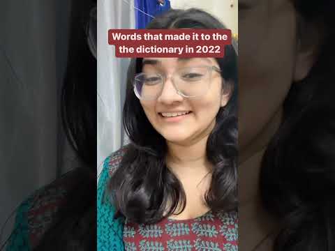3 Words added in Dictionary in 2022| Learn English| #shorts #short