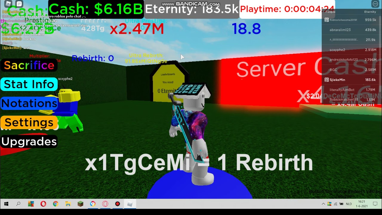 [AUTO BUTTONS] Button Simulator Endless (part#1)