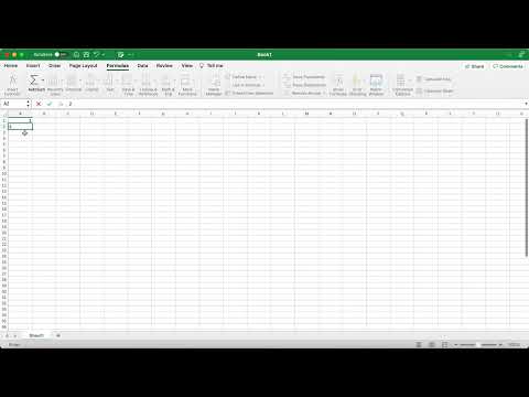 How To Use The Auto Sum Function On Excel On A Mac Book