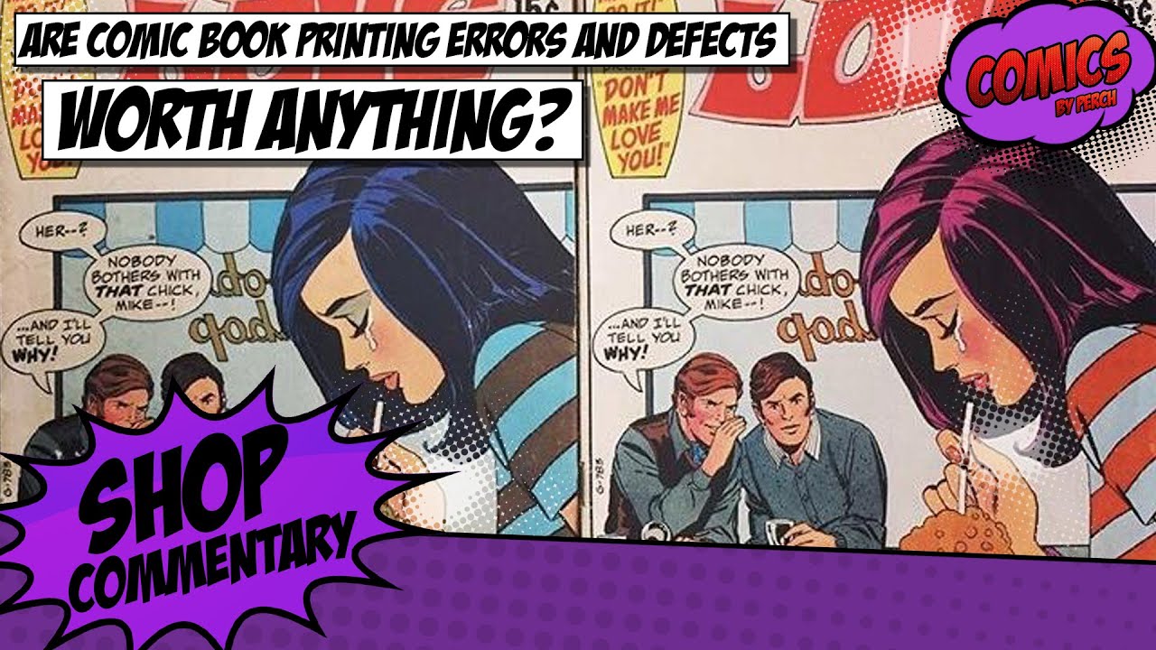 Are comic book misprints and printing errors worth anything