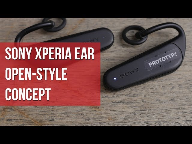 Sony shares the latest evolution of its Xperia Ear Open-Style Concept ...