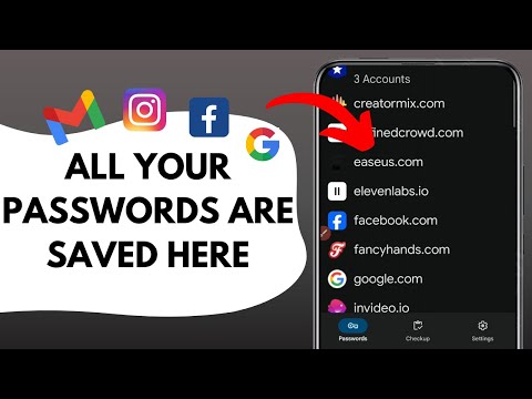 How to See Passwords For Facebook, Google ETC....IF YOU FORGOT IT