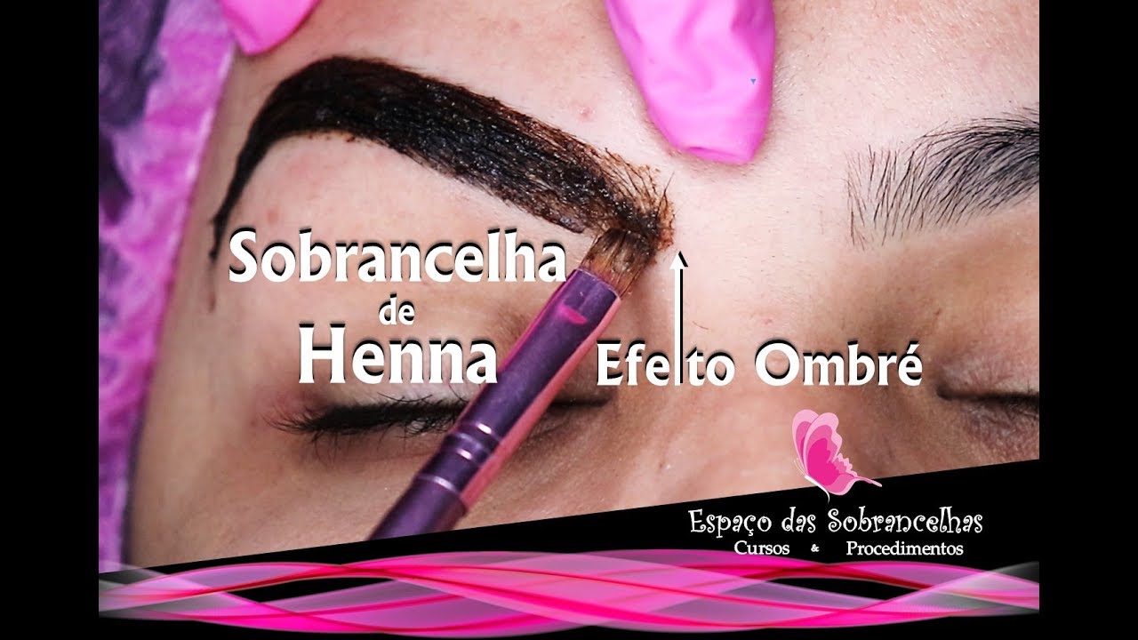 Sobrancelha de Henna com Efeito Ombré |Vem Aprender|