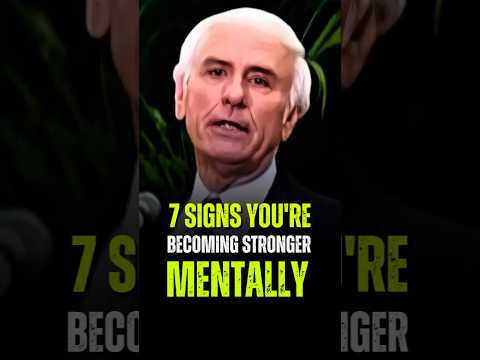 7 Signs you're becoming strnger. jim Rohn #inspire #success #mindsets