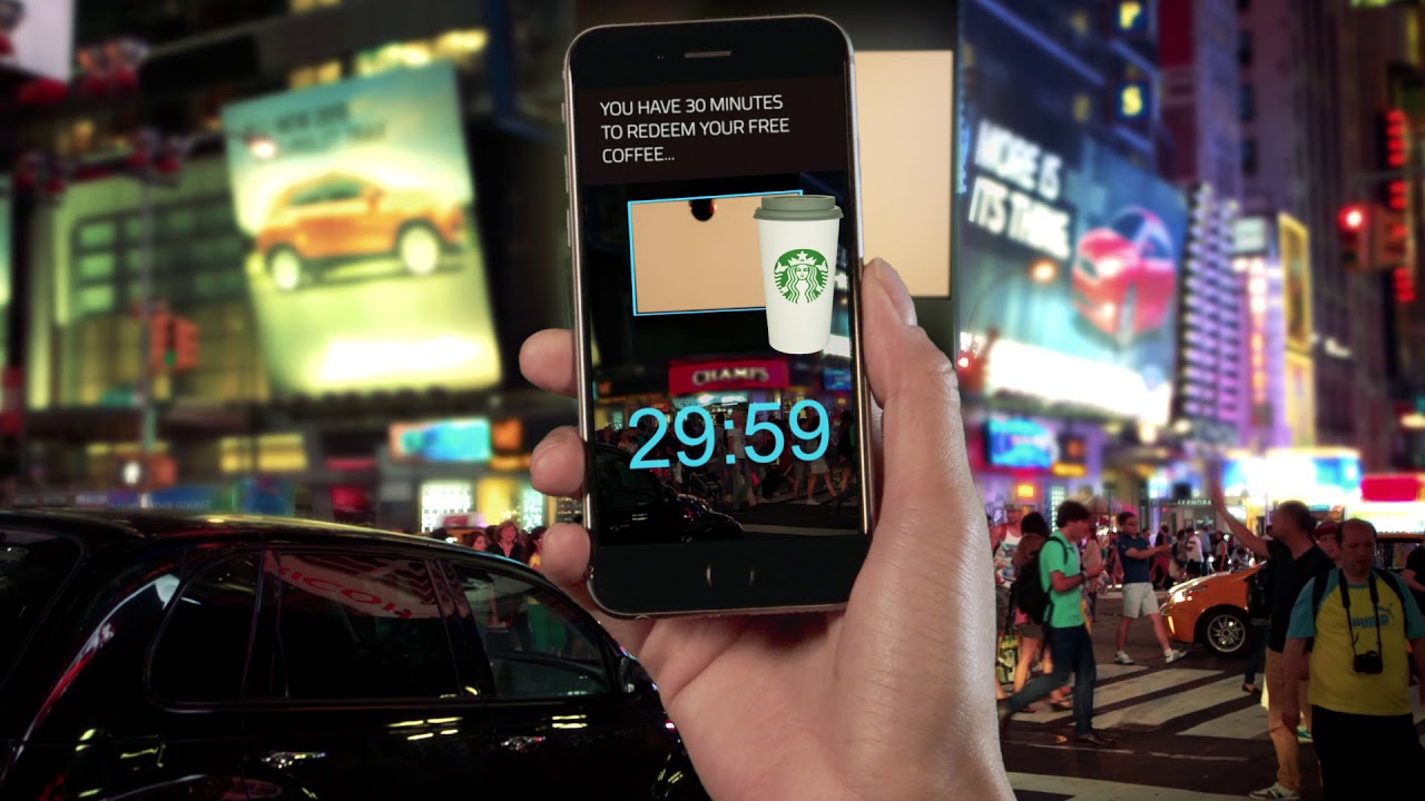 Snapscreen Augmented Reality for Digital Billboards