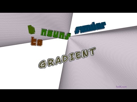 gradient - 7 nouns which are synonym to gradient (sentence examples)