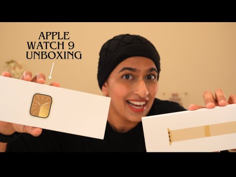 Apple Watch 9!Worth it? #apple #applewatch #applewatchseries9 #stainlesssteel #goldwatch #technology