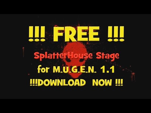 How to Add a Stage Tutorial For Mugen 1.1 + Free Splatter House Stage with Zoom