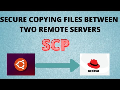 SCP between two remote servers || UBUNTU and REDHAT || SECURE COPY || 2020