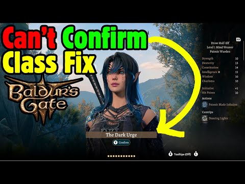 Can't Confirm Mod Class CONSOLE FIX GUIDE - Baldur's Gate 3