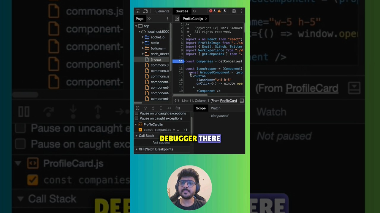 Discover Chrome DevTools Debugger Your coding superhero 🦸‍♂️🛠️ #DevToolsMagic #CodingHero #Debugging