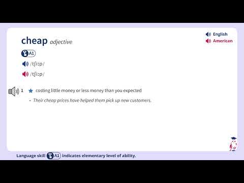 cheap (adjective)