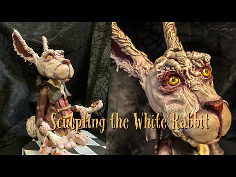 Sculpting the White Rabbit (Alice in Wonderland)