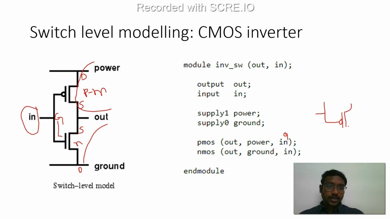 Week-3 System design using Verilog: Switch level modelling (ee104-noc22)