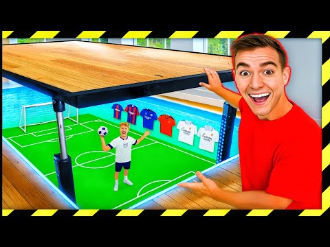I Built a SECRET Soccer Field in My Room | Ben In Hindi | Benazelart #soccerfield