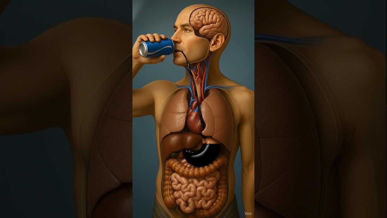 Science in Action: What Happens When You Drink Pepsi Inside the Human Body? 🧠🫁🥤 | 3D Anatomy