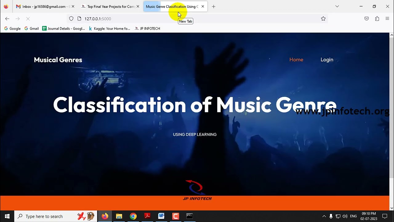 Music Genre Classification Using Convolutional Neural Network | Python IEEE Final Year Project