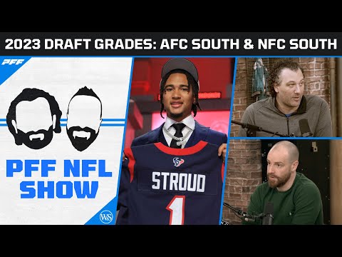 Draft Grades: 2023 NFL Draft - AFC South & NFC South | PFF NFL Show