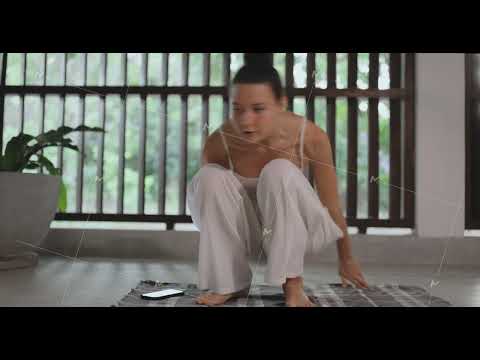 The Journey of Yoga Attractive Woman Overcoming Pain and Emotions During Practice