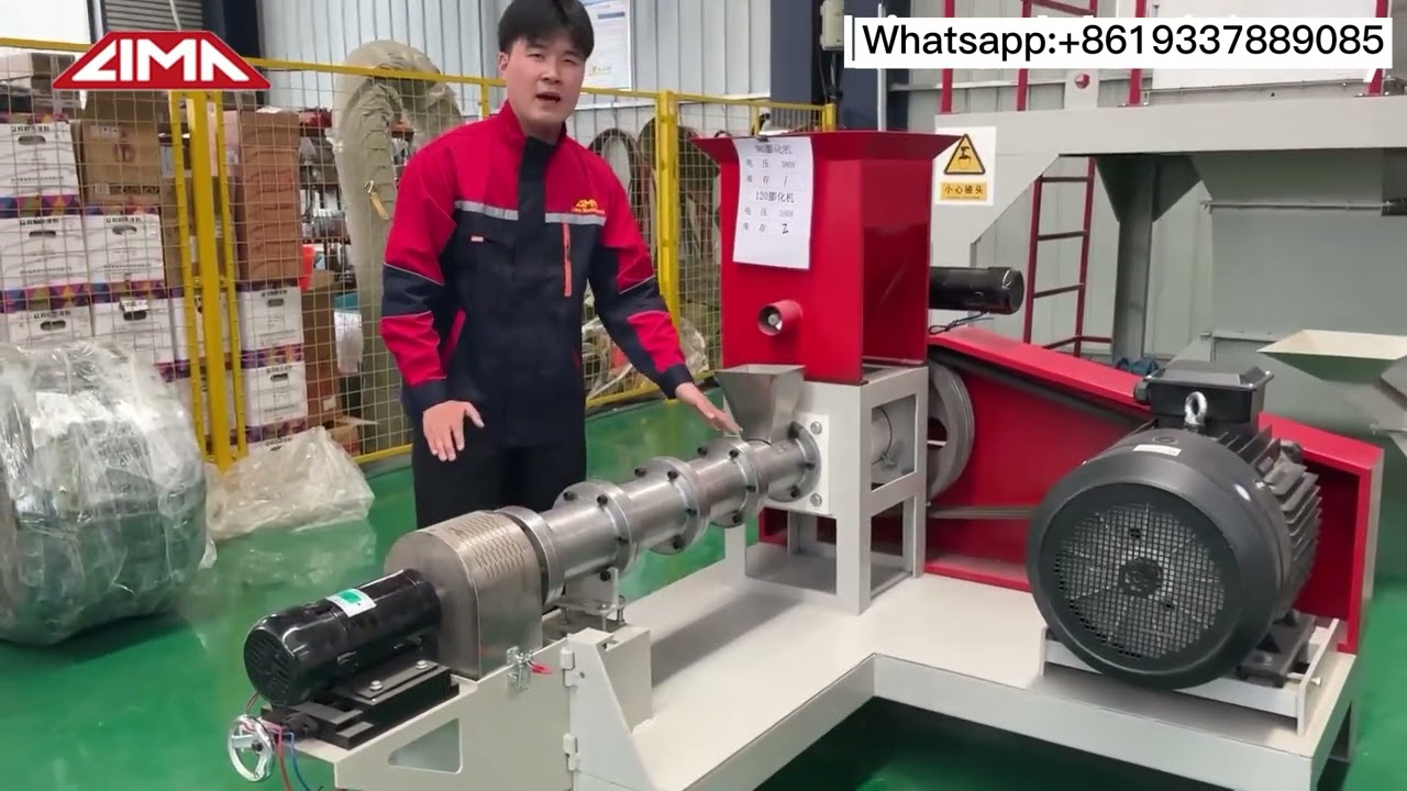 Floating Fish Feed Extruder Machine/Fish Feed Making Machine 350kg~400kg per hour Introduce