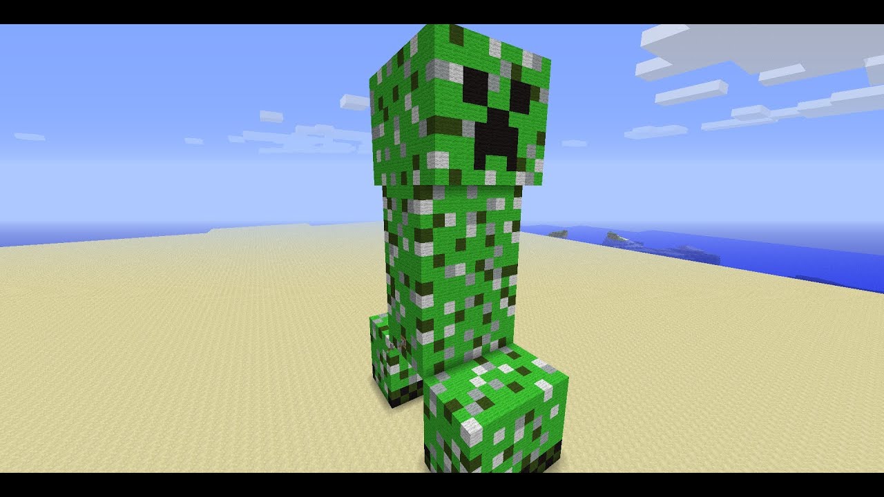 Giant, Self-Detonating Creeper in Minecraft