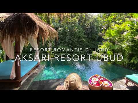 VILLA ROMANTIS UNTUK HONEYMOON DI BALI | AKSARI RESORT UBUD | REKOMENDASI VILLA WITH PRIVATE POOL