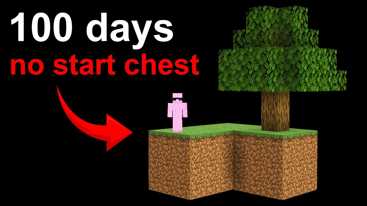 Skyblock 100 Days, But There's No Start Chest