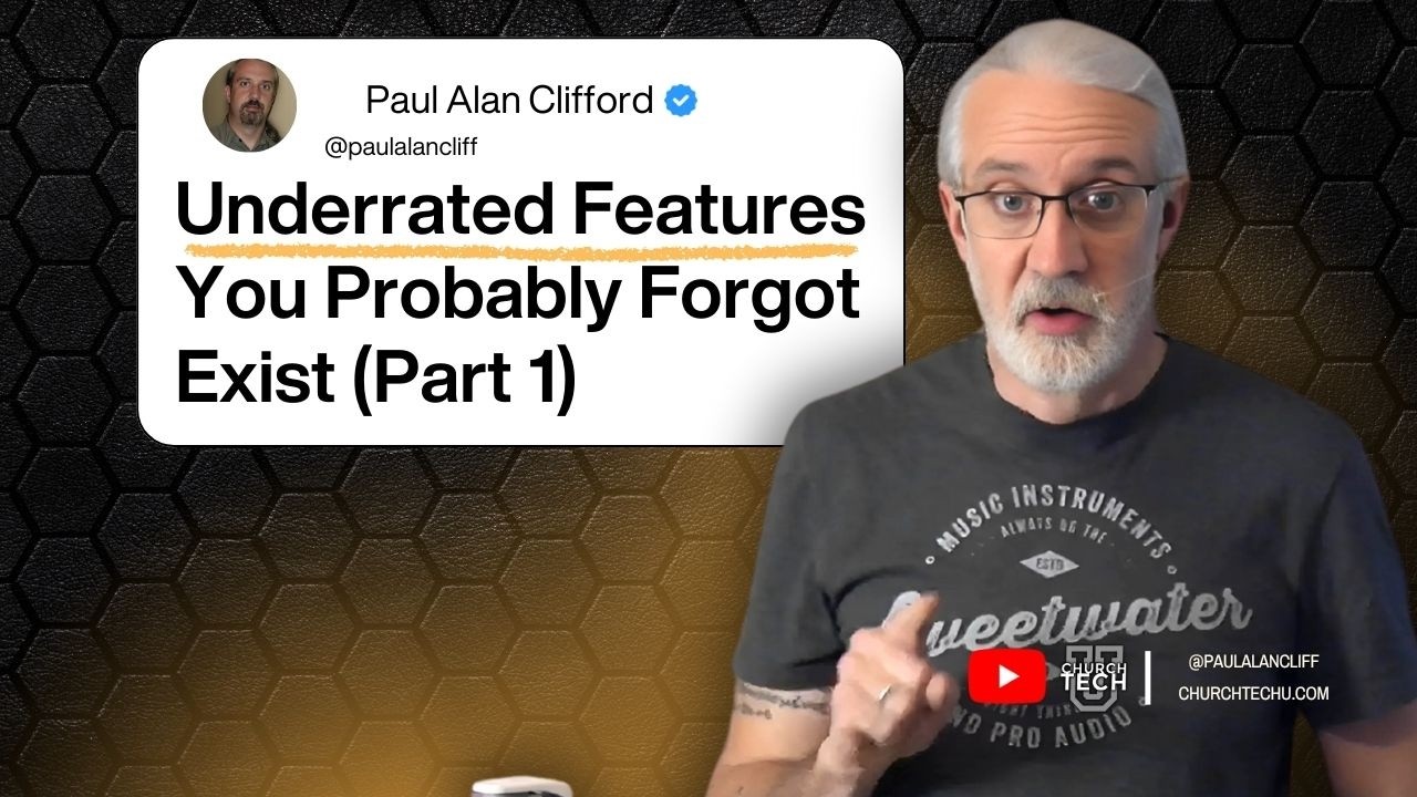 ProPresenter Tutorial: Less frequently used features Part 1