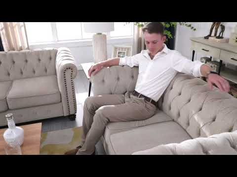 Timeless Classic Chesterfield Sofas Set | Morden Fort