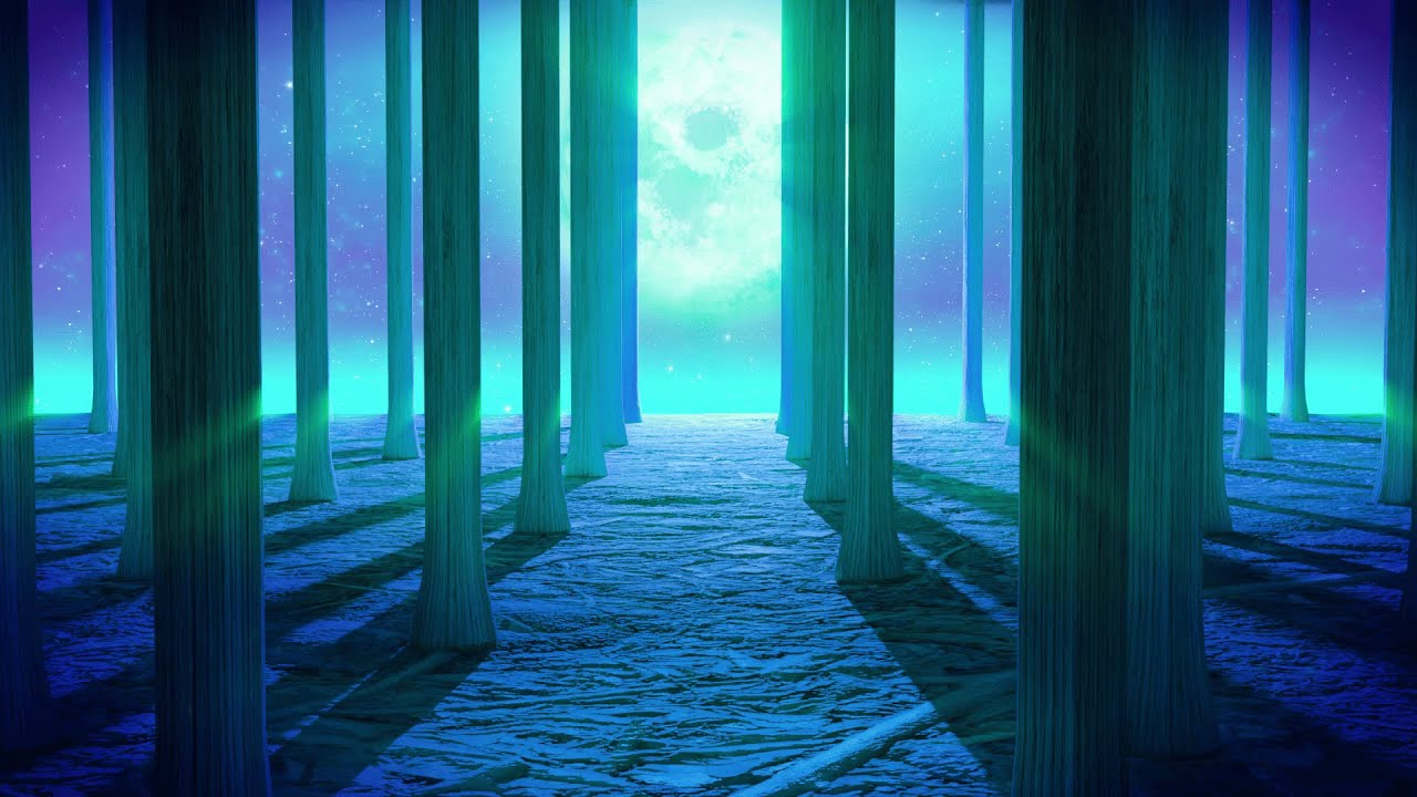 Moonlight Through Parallax Forest - Loop
