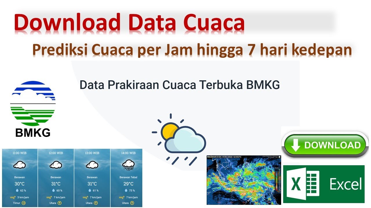 Download Data Cuaca dari Website BMKG, Gratis!