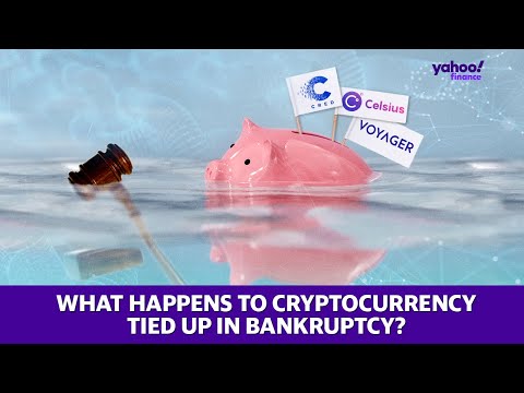 What happens to cryptocurrency tied up in bankruptcy?