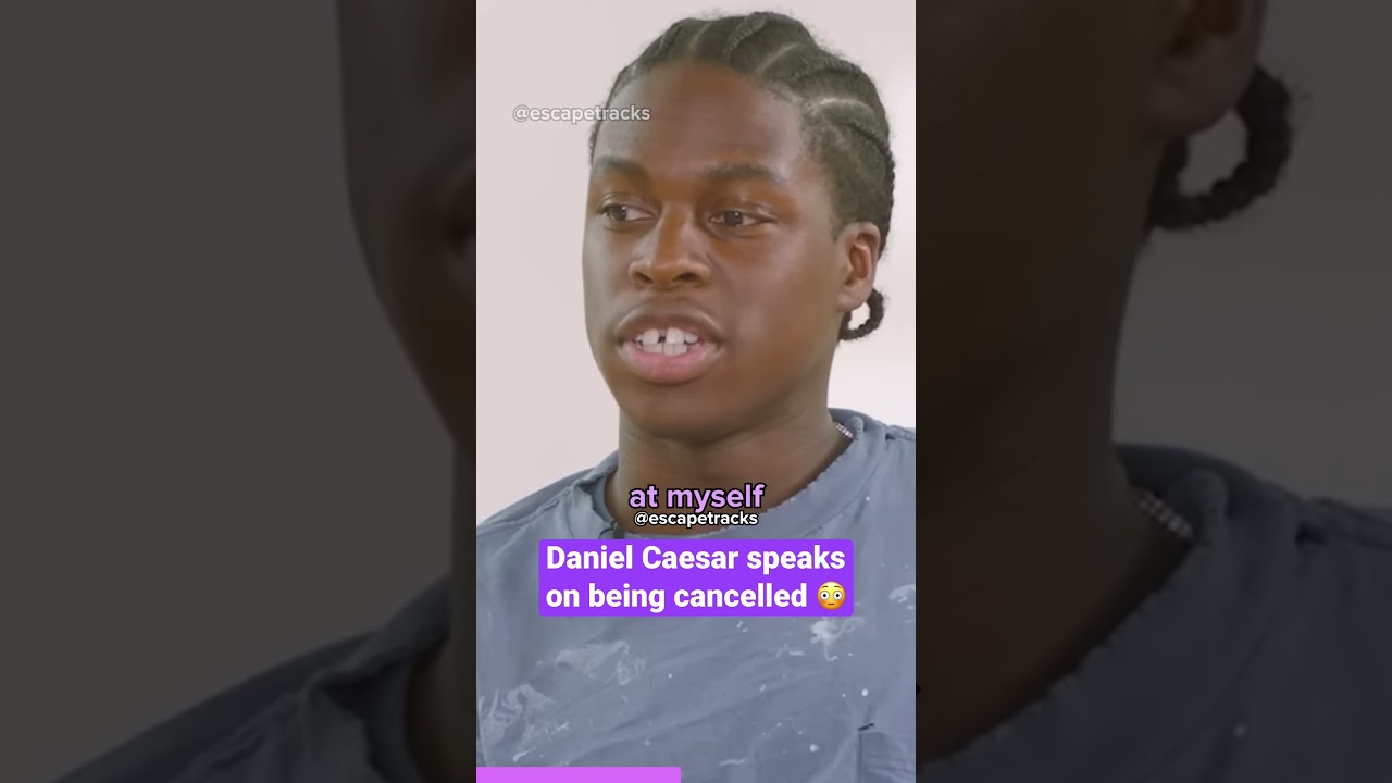 Daniel Caesar Speaks On Being CANCELLED 😳 #danielcaesar #singer #rnb #rnbsoul #rnbmusic #shorts