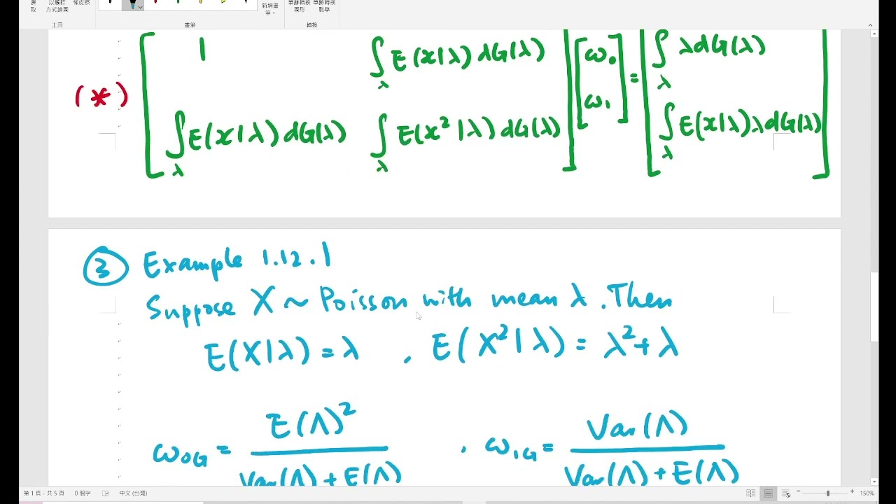 Introductory Bayesian Statistics 6, Linear Bayes Estimators