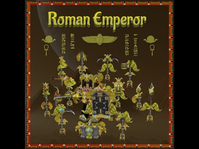 Fantasy Animated Roman Emperor Weapon Set Minecraft Texture Pack