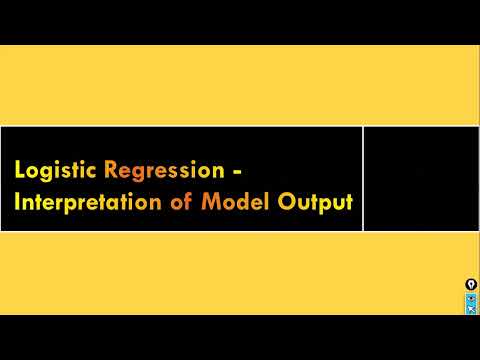 How to Interpret Logistic Regression model output in Python?