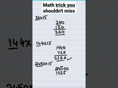 Cool math tricks you should know #shorts #shortsclip #youtube #viral