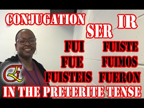 Preterite Tense conjugation of IR and SER | @espanolsimplecongia