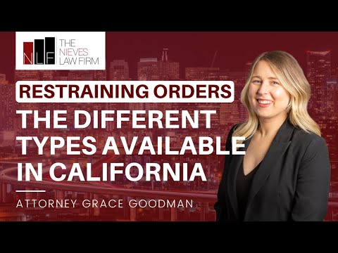 What are the Different Types of Restraining Orders in Oakland? | Oakland Restraining Order Attorneys