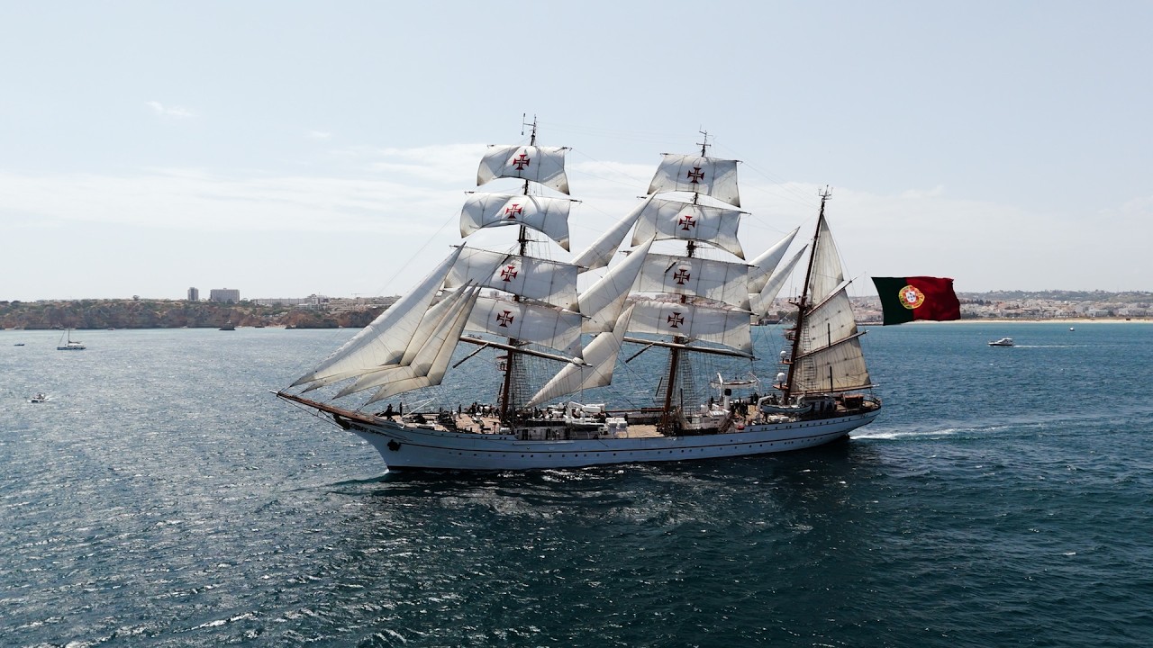 Life Aboard Sagres: Portugal’s Navy Training Ship | Sail 4th 250 Tour