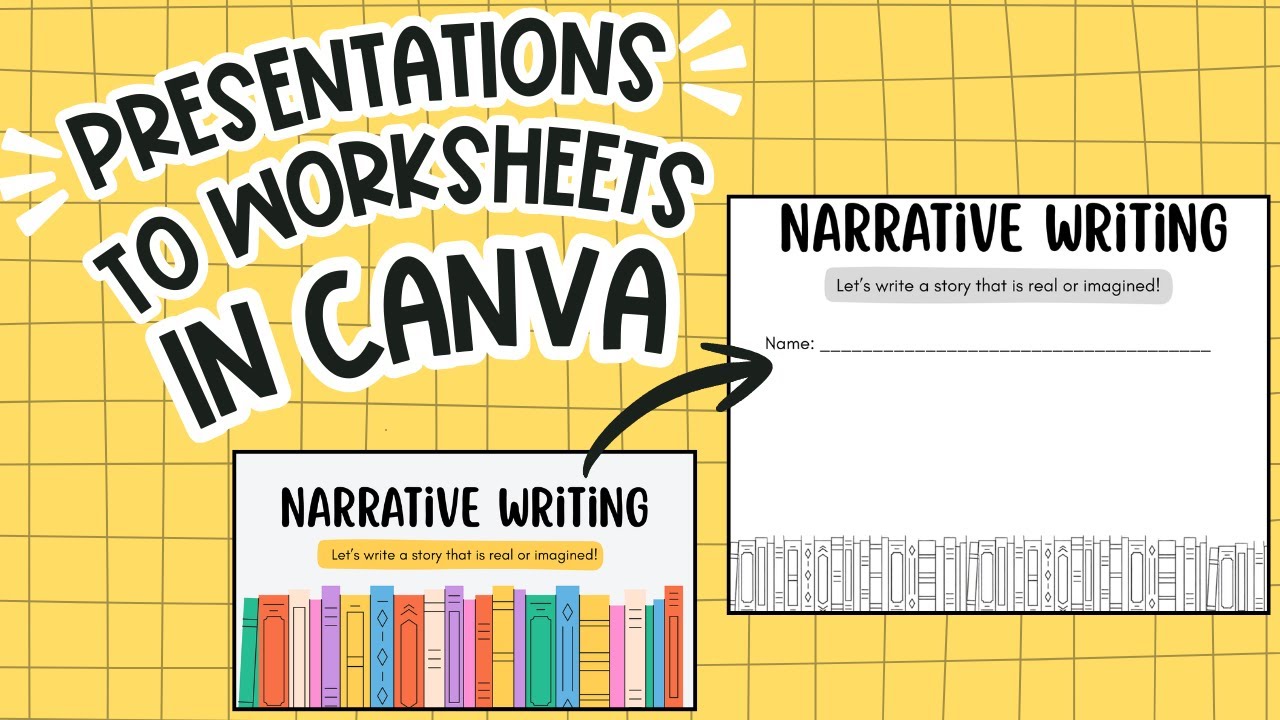 Turn Your Lesson Presentations into Worksheets for Students Using Line Art AI in Canva for Teachers