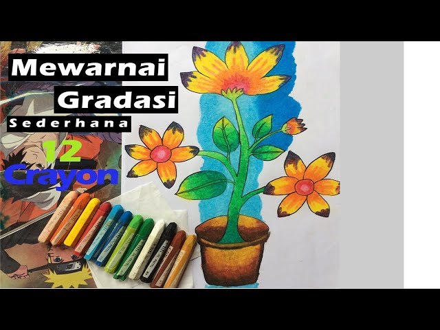 Gambar Mewarnai Gradasi | Bermain dan Belajar