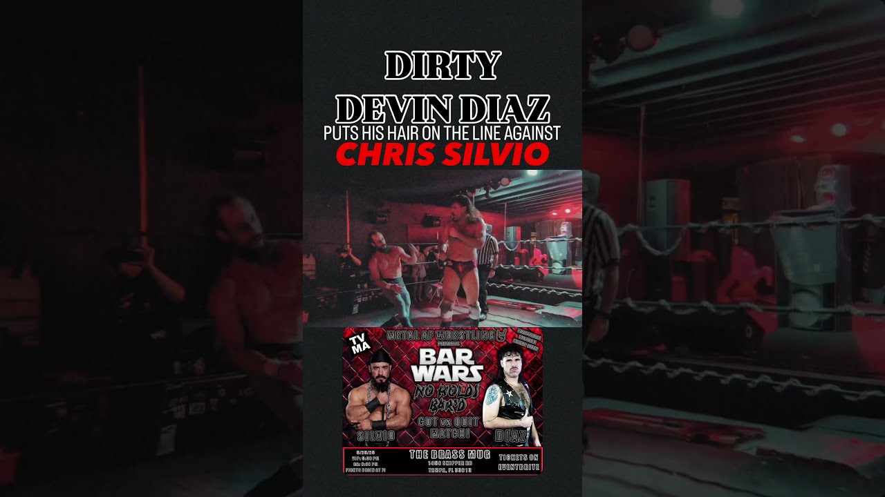 DIRTY DEVIN DIAZ vs CHRIS SILVIO (HIGHLIGHTS) BAR WARS 5/25/25 #indywrestling #luchalibre #wrestling