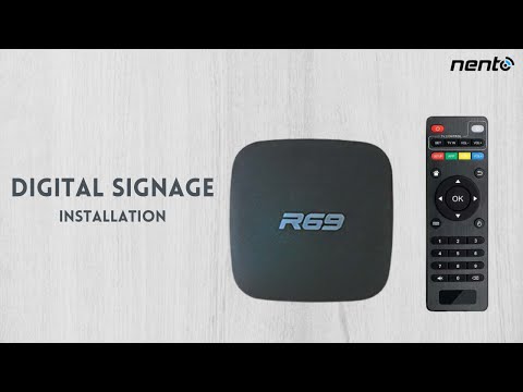 Digital Signage Box: Installation | TV Screen and Internet Connection