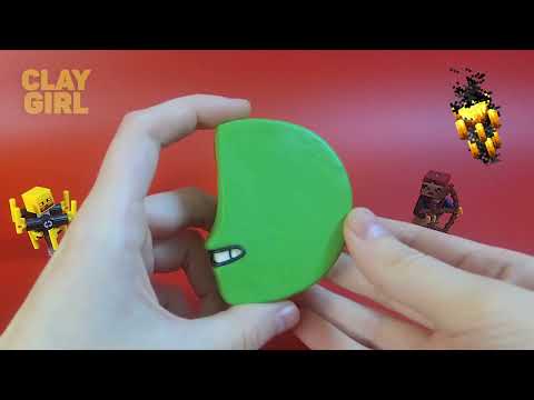 Alphabet lore D letter out of Plasticine