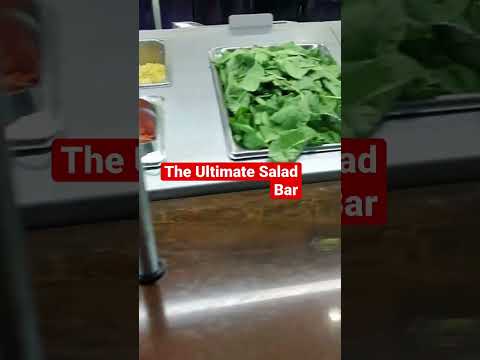 The Salad Bar with Endless Choices #shorts #saladbar